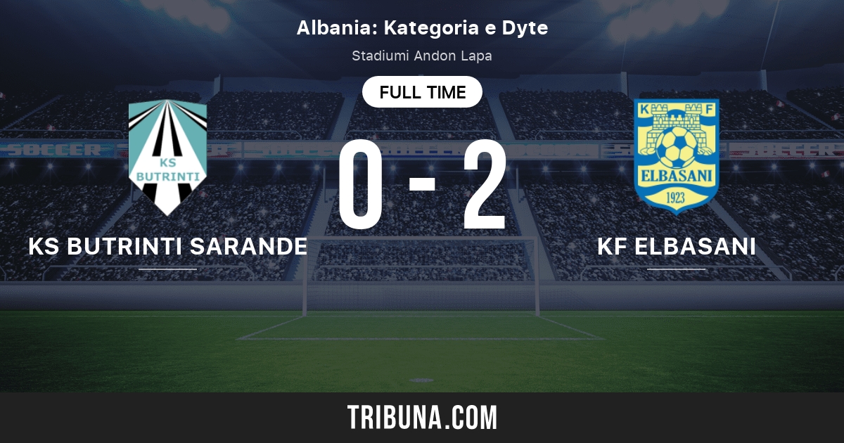 KS Butrinti Sarande vs KF Elbasani: Score en direct, Stream et ...