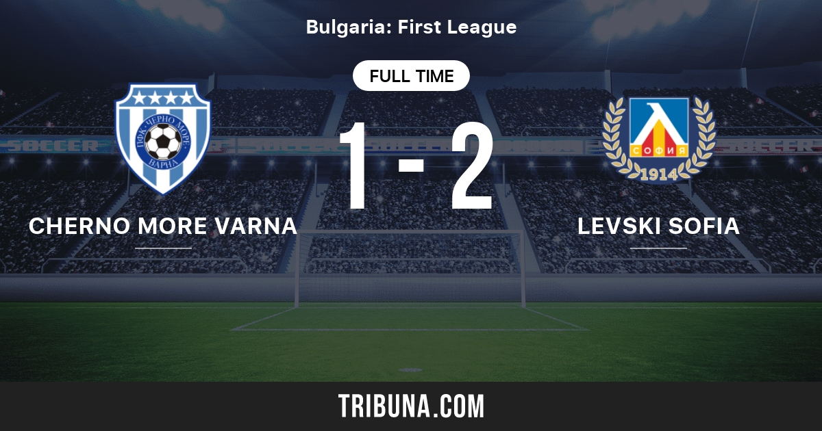 Cherno More Varna vs Levski Sofia: Head to Head statistics match - 11 ...