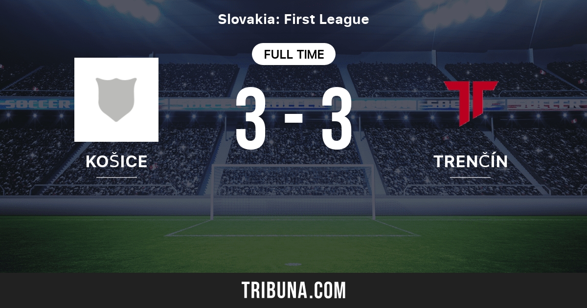 1. FC Košice vs AS Trencin: Score en direct, Stream et résultats H2H 6 ...