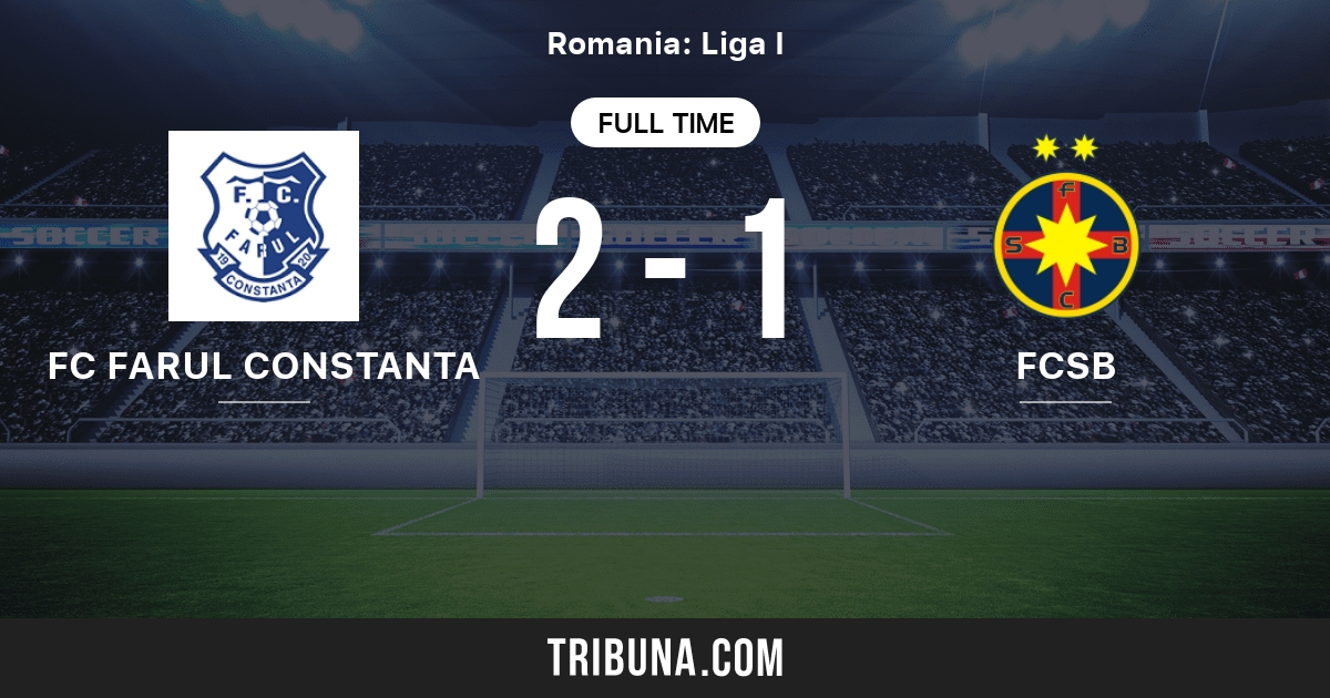 FC Farul Constanta vs FC FCSB: Live Score, Stream and H2H results 12/7 ...