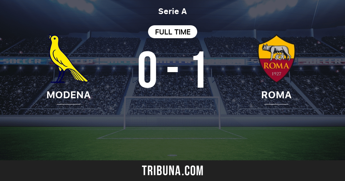 Modena vs Roma: Marcador en vivo, Retransmisión y enfrentamientos directos 4/18/2004 ...