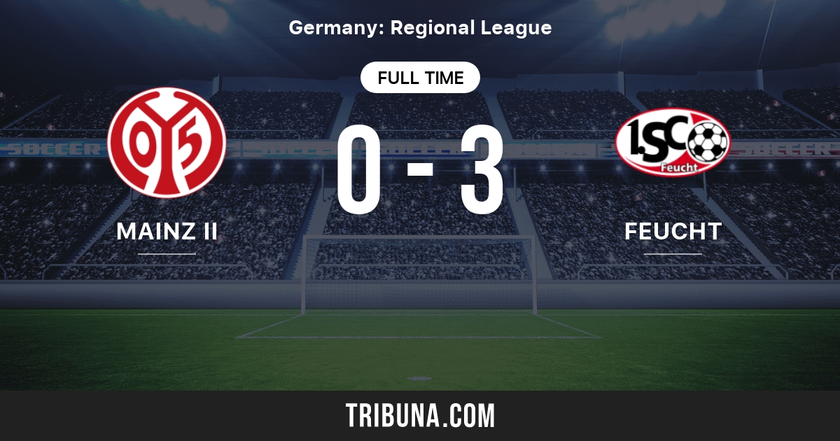 Mainz II vs Feucht: Marcador en vivo, Retransmisión y enfrentamientos ...