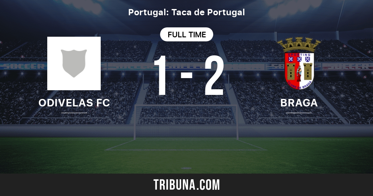 Odivelas FC vs Sporting Braga: Score en direct, Stream et résultats H2H ...
