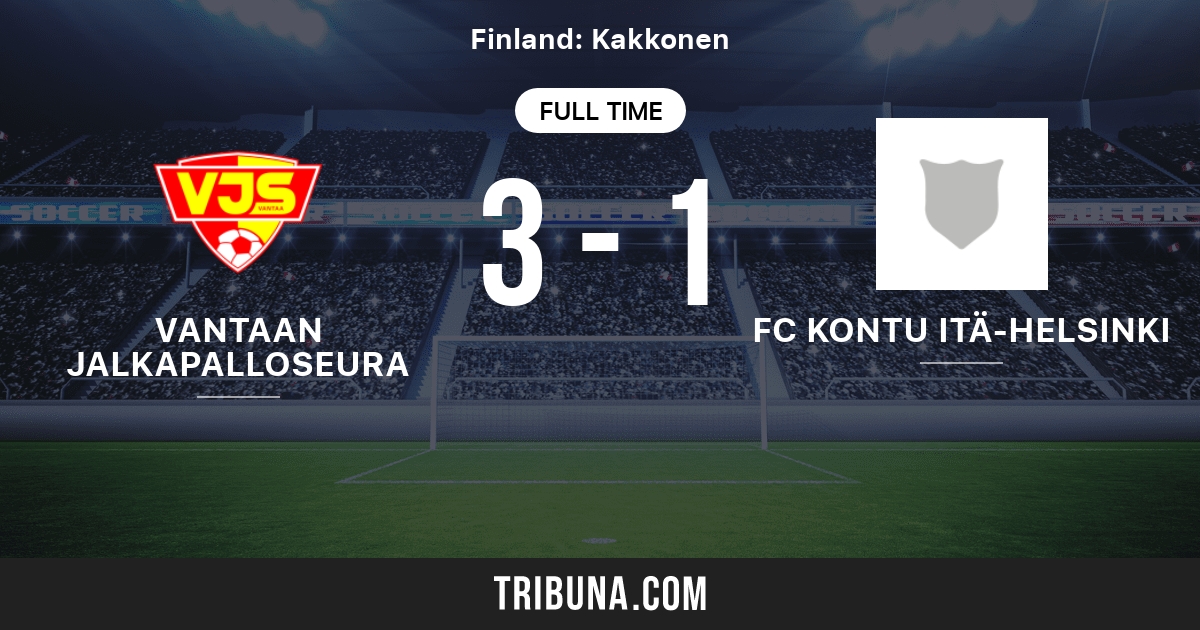 Vantaan Jalkapalloseura vs FC Kontu: Live-Score, Stream und Head-to ...