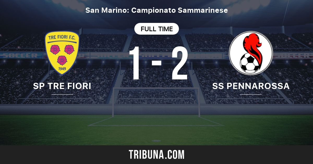 SP Tre Fiori vs SS Pennarossa: estadísticas del enfrentamiento directo ...