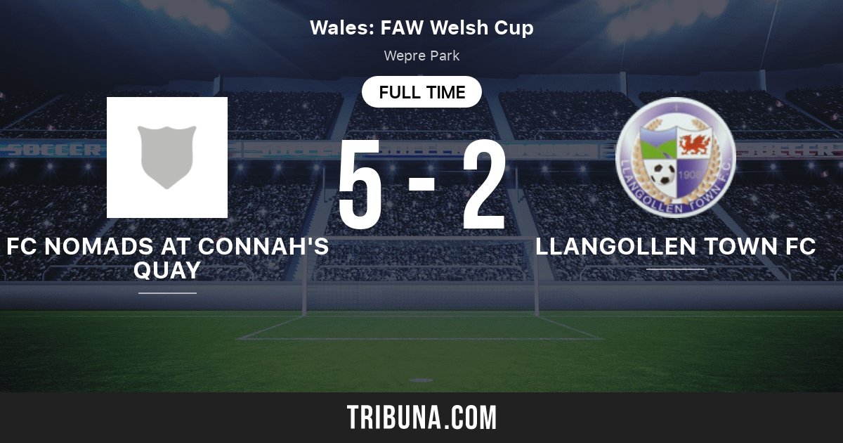 FC Nomads at Connah's Quay vs Llangollen Town FC: Head to Head ...