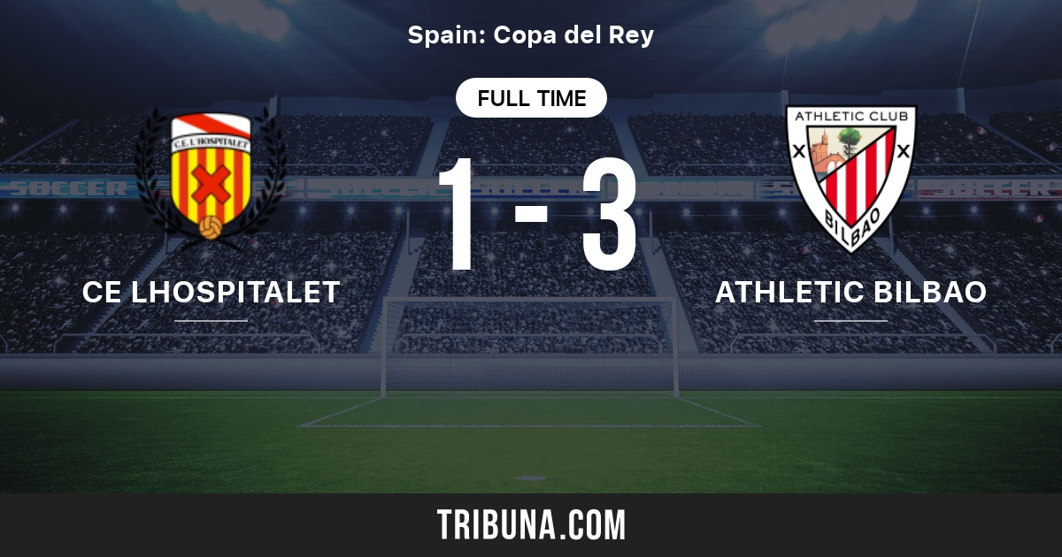 CE L'Hospitalet vs Athletic Bilbao: Marcador en vivo, Retransmisión y ...