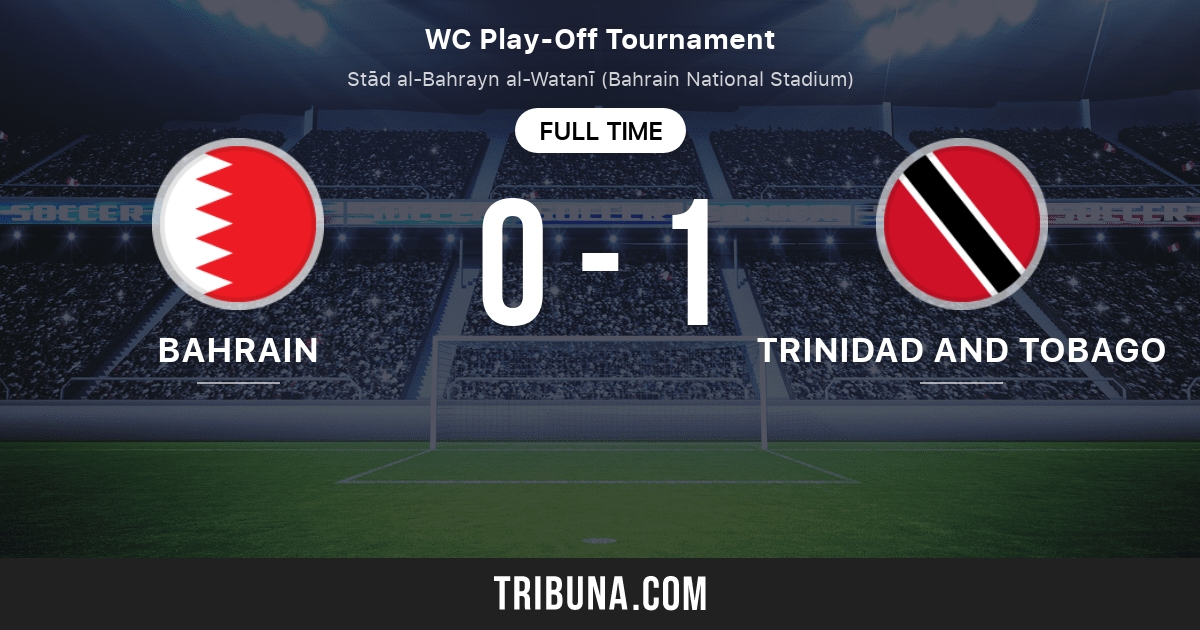 Bahrain vs Trinidad and Tobago: Live Score, Stream and H2H results 11/16/2005. Preview match ...