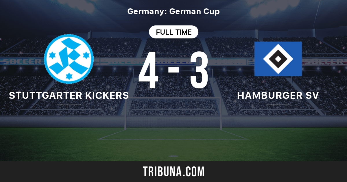 Stuttgarter Kickers vs Hamburger SV: Live Score, Stream and H2H results 9/9/2006. Preview match ...