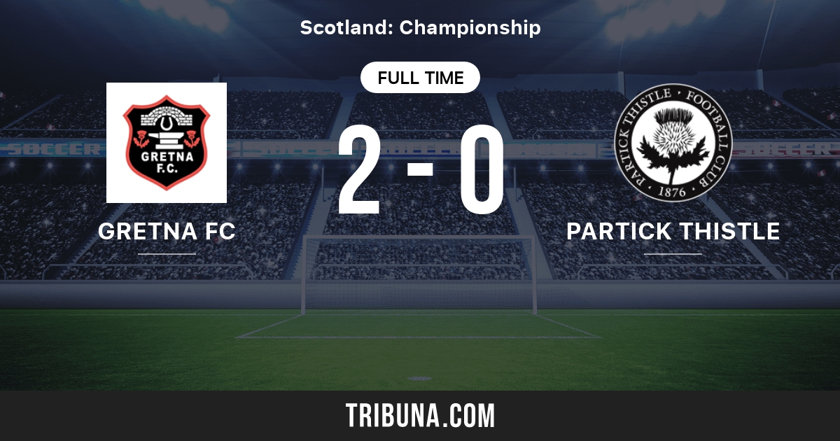 Gretna FC vs Partick Thistle: estadísticas del enfrentamiento directo ...