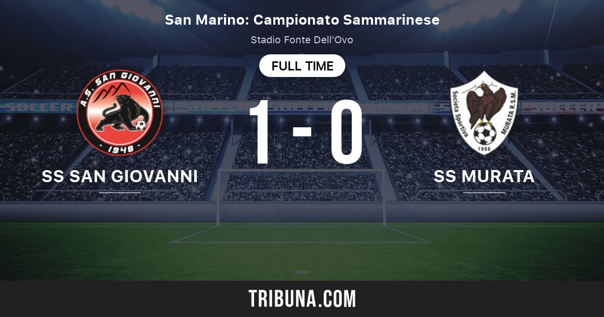 SS San Giovanni vs SS Murata: Marcador en vivo, Retransmisión y ...