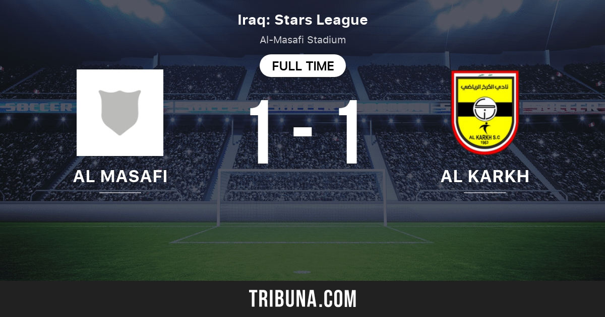 Al Masafi vs Al Karkh: estadísticas del enfrentamiento directo - 4/10 ...