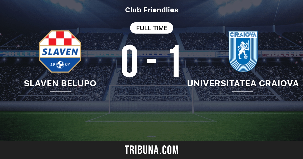 NK Slaven vs U Craiova 1948 CS: Live Score, Stream and H2H results 7/3 ...