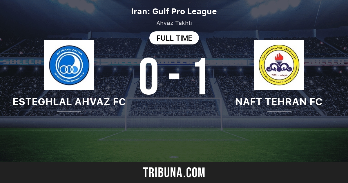 Esteghlal Ahvaz FC vs Naft Tehran FC: Live Score, Stream and H2H ...