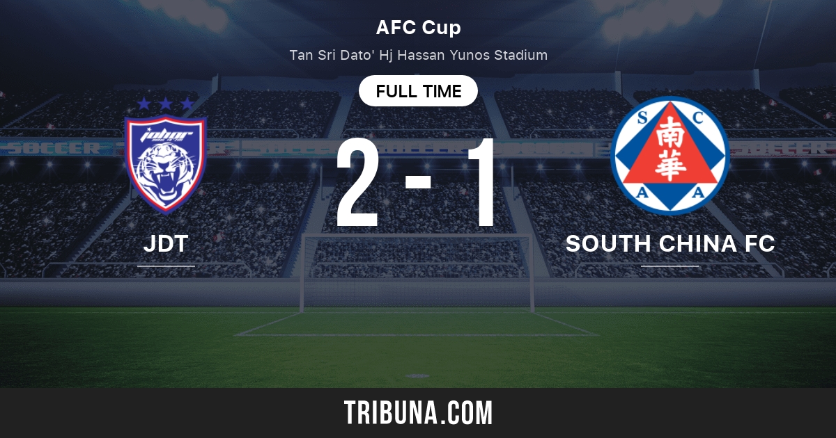 Johor Darul Takzim FC vs South China FC: estadísticas del ...