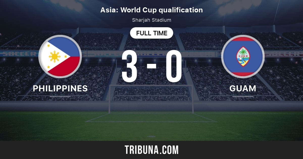 Philippines vs Guam: Live Score, Stream and H2H results 6/11/2021 ...