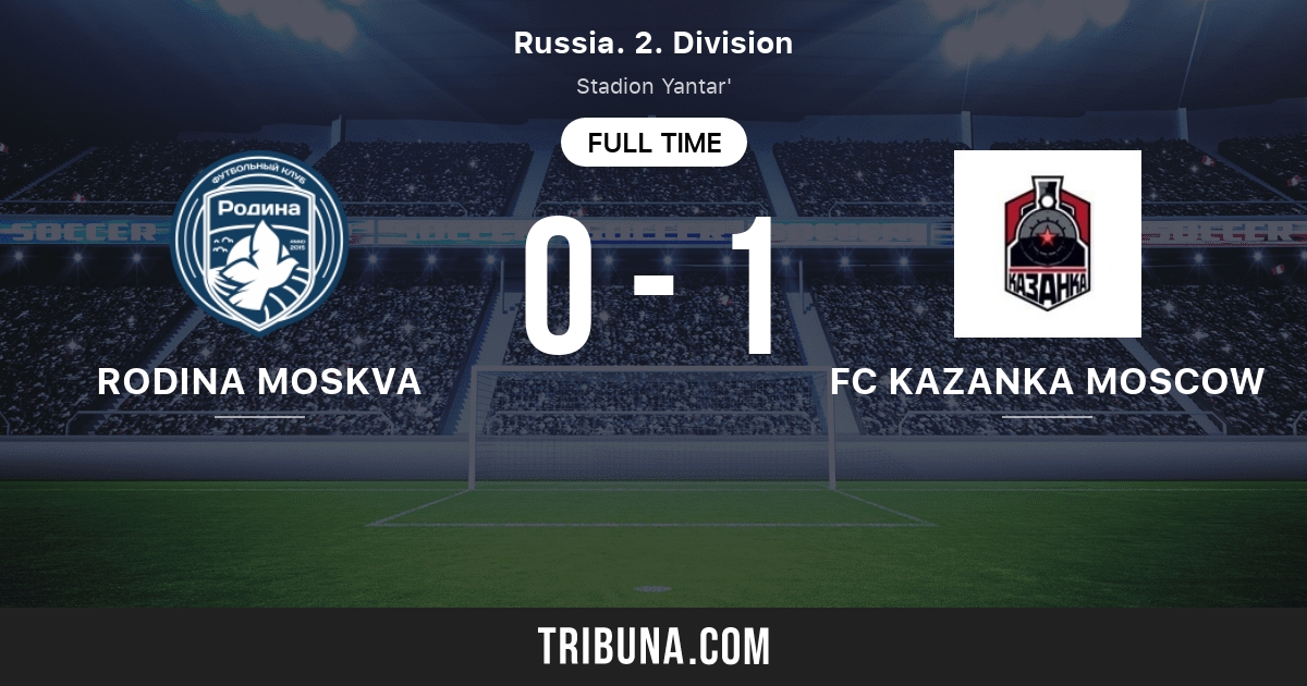 Rodina Moskva vs FC Kazanka Moscow: Live-Score, Stream und Head-to-Head ...