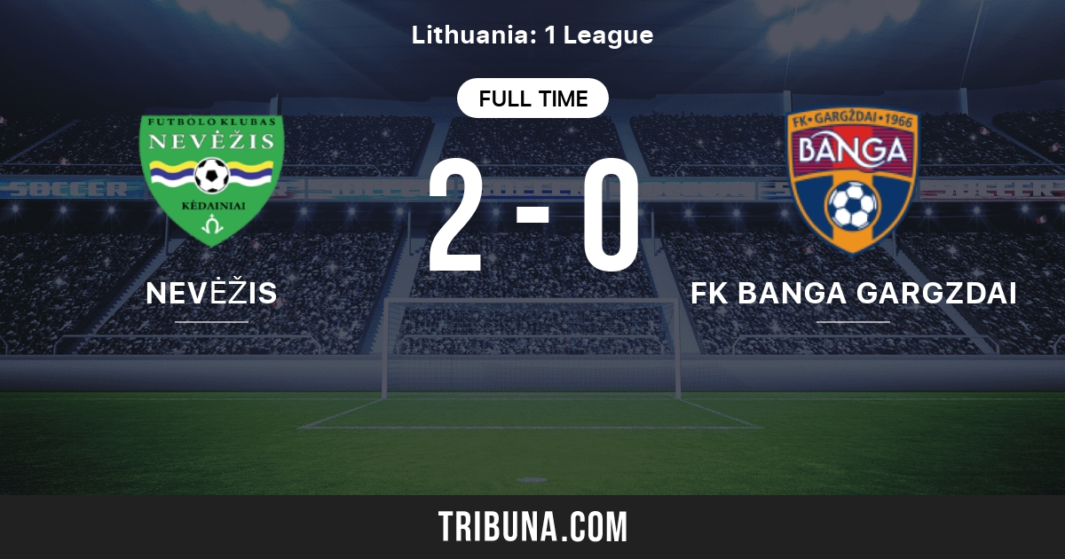 Kedainiai Nevezis vs FK Banga Gargzdai: Head-to-Head-Statistiken des ...