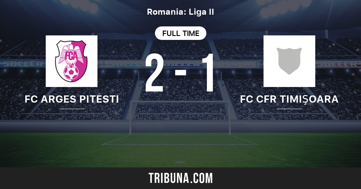 FC Arges Pitesti vs FC CFR Timişoara: Live Score, Stream and H2H ... FC Arges Pitesti vs FC CFR Timişoara: Live Score, Stream and H2H ...