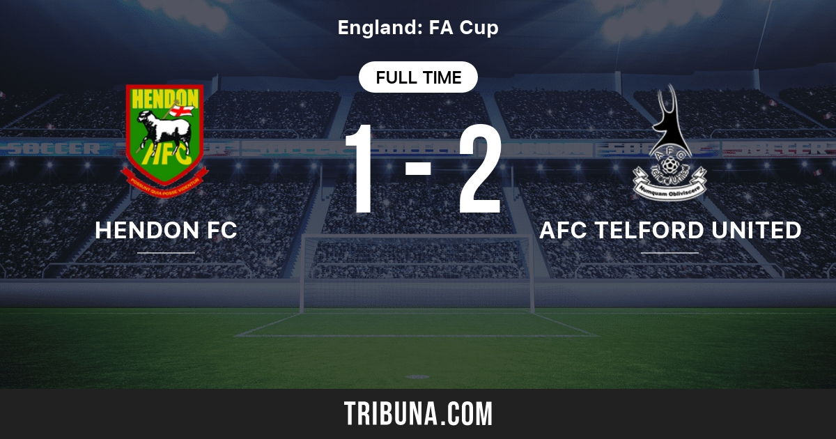 Hendon FC vs AFC Telford United: Clasificaciones en FA Cup - 10/11/2008