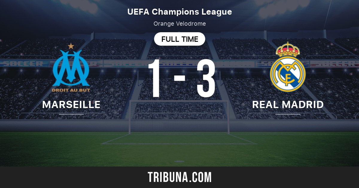 Olympique Marseille vs Real Madrid: Score en direct, Stream et résultats H2H 12/8/2009. Avant ...