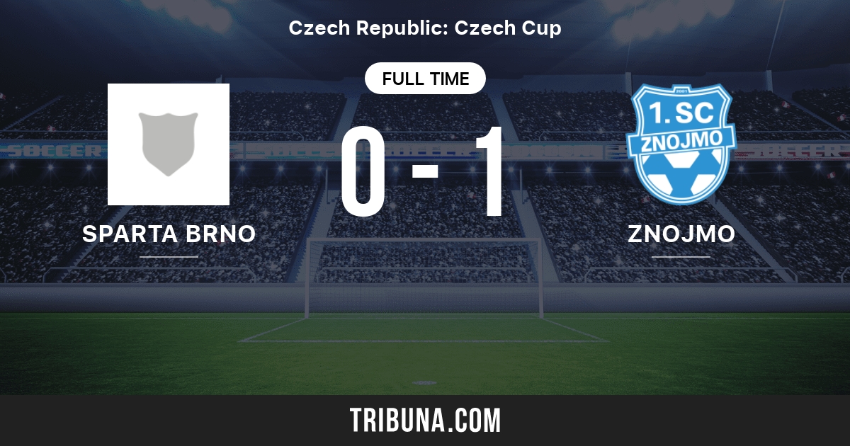 FC Sparta Brno vs 1 SC Znojmo FK: Score en direct, Stream et résultats H2H 7/24/2010. Avant ...