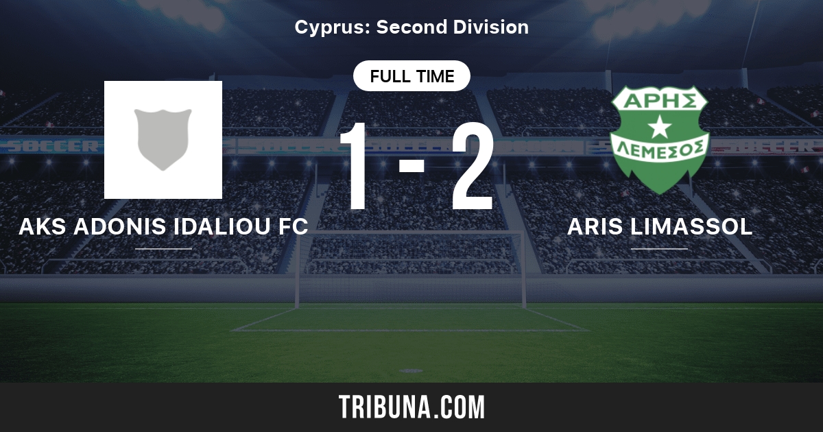 AKS Adonis Idaliou FC vs Aris Limassol: Standings in Second Division of Cyprus - 3/5/2011