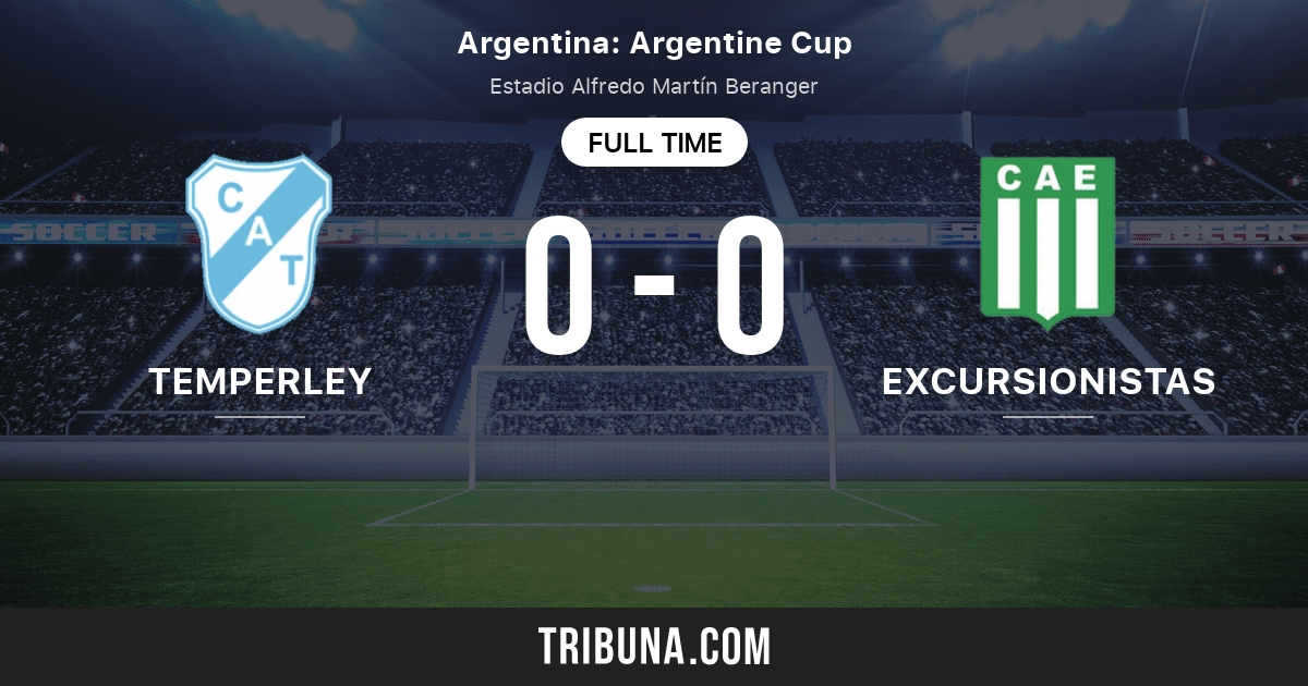 CA Temperley vs CA Excursionistas: estadísticas del enfrentamiento ...