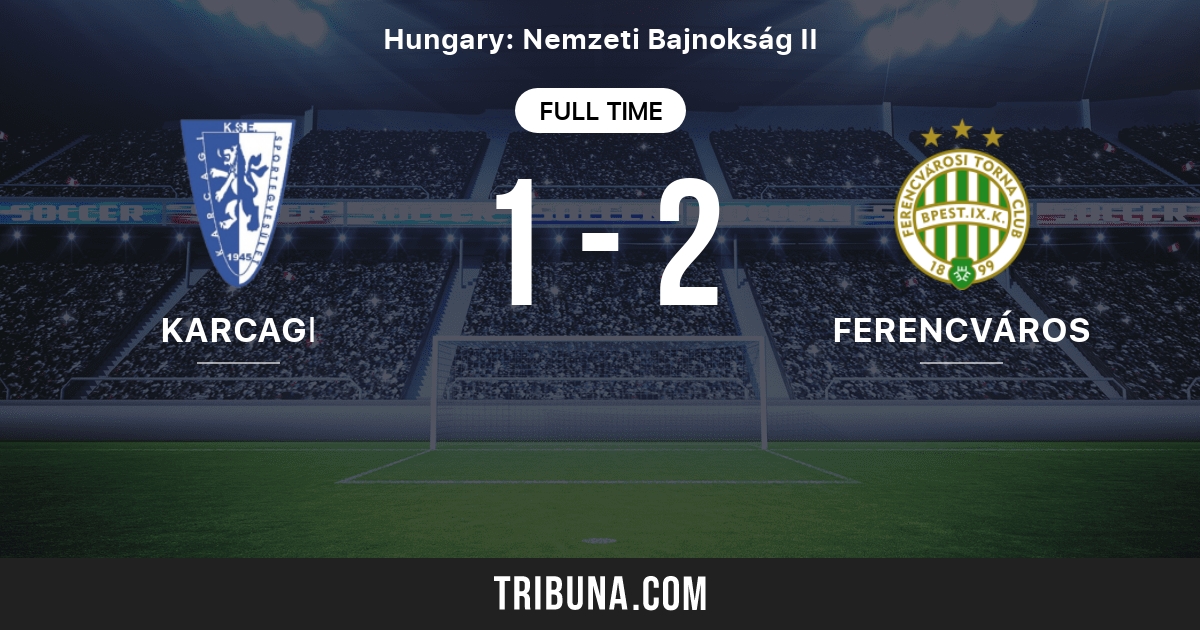 Karcag SE vs Ferencvarosi TC: estadísticas del enfrentamiento directo ...