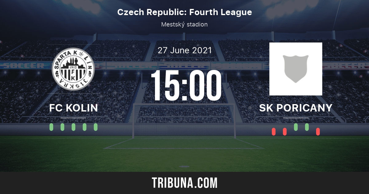 FC Kolin vs SK Poricany: Marcador en vivo, Retransmisión y ...