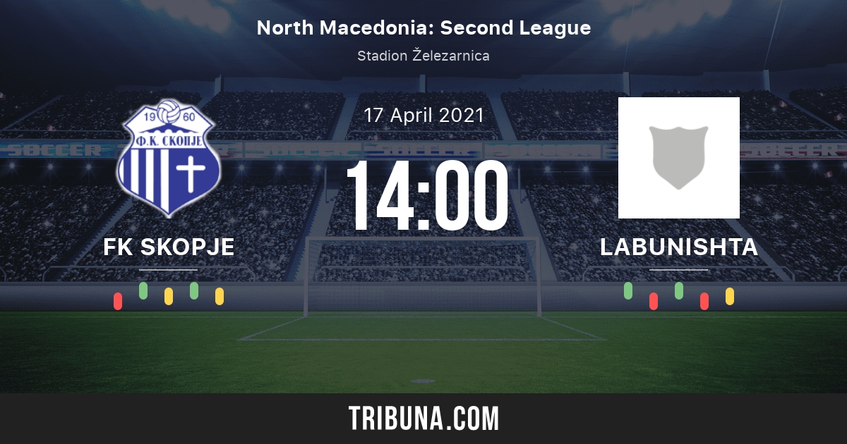 FK Skopje vs Labunishta: estadísticas del enfrentamiento directo - 4/17 ...