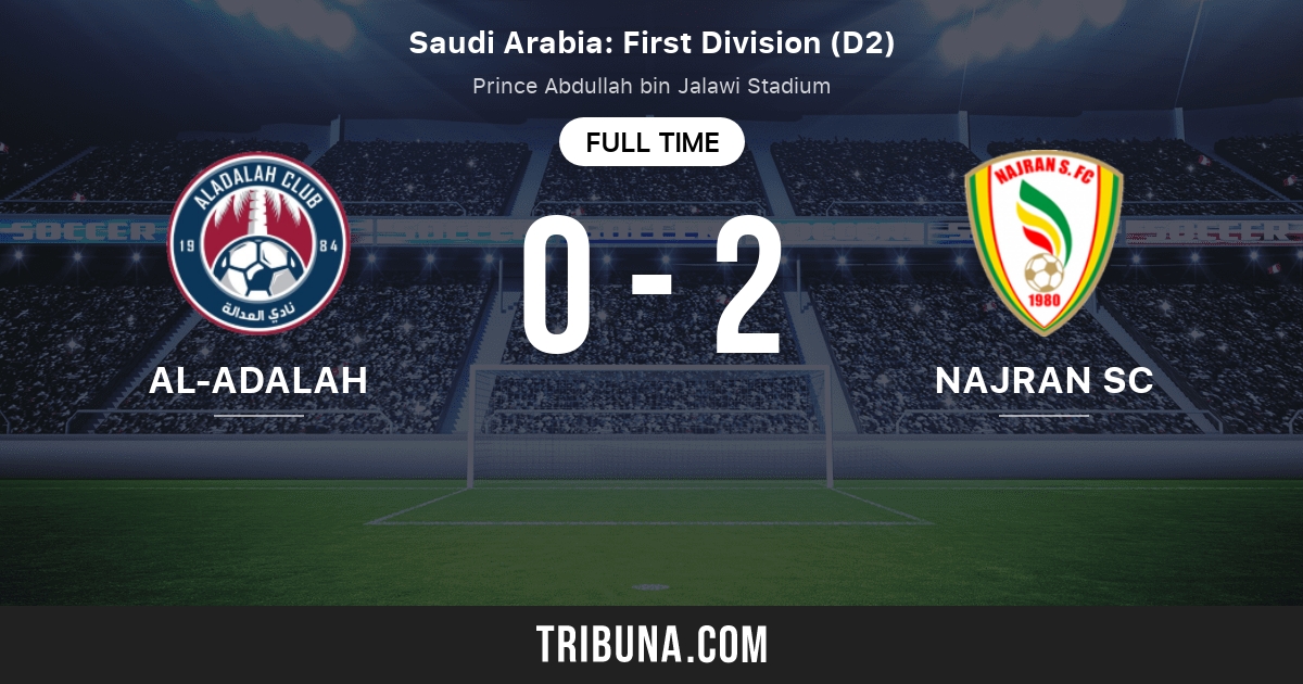 AL Adalh FC vs Najran SC: Marcador en vivo, Retransmisión y ...