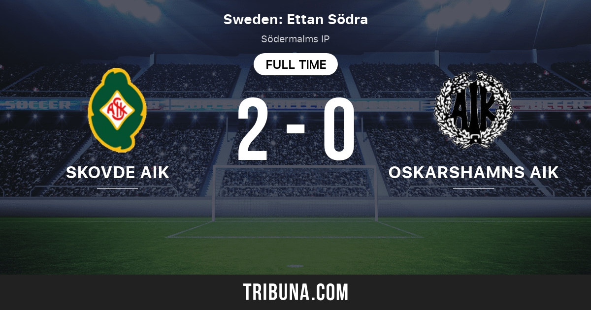Skovde AIK vs Oskarshamns AIK: Score en direct, Stream et résultats H2H 9/11/2021. Avant-match ...