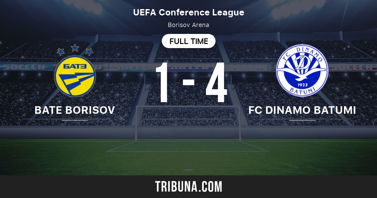 BATE Borisov vs FC Dinamo Batumi: Live Score, Stream and H2H results 7/29/2021. Preview match ...