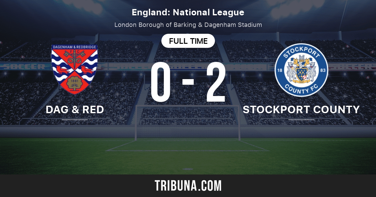 Dag & Red vs Stockport County: Marcador en vivo, Retransmisión y ...