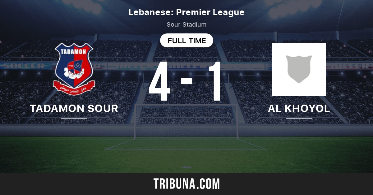 Tadamon Sour vs Sporting Beirut: Live-Score, Stream und Head-to-Head ...