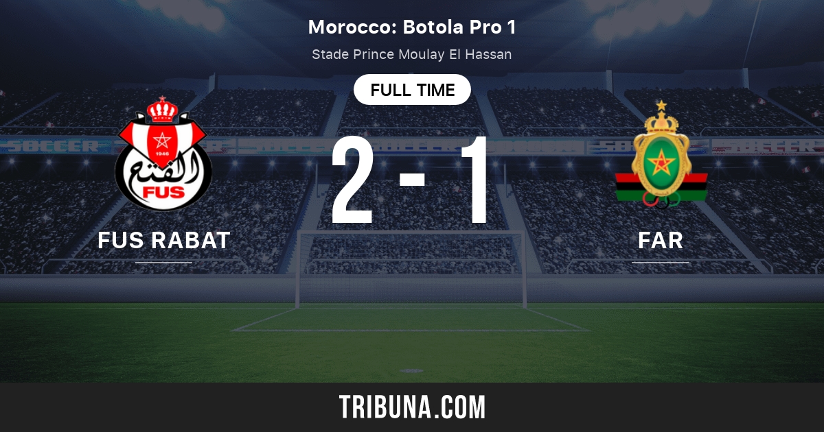 Fus Fath Union Sportive Rabat vs AS Far Rabat: Live Score, Stream and ...