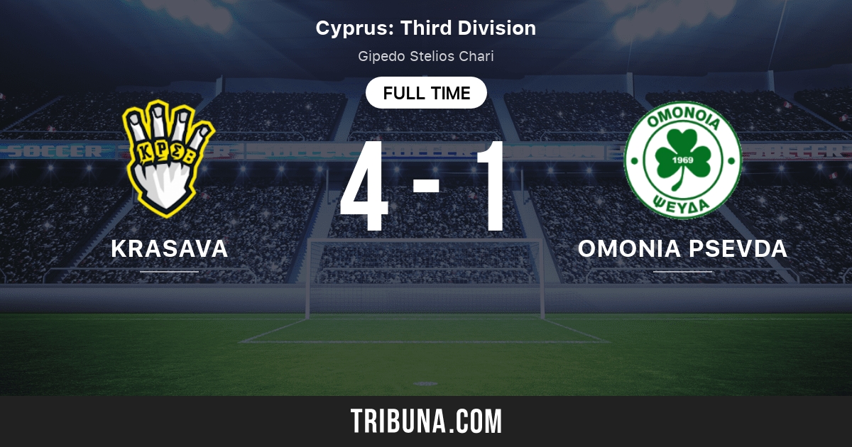 Krasava vs Omonia Psevda: Marcador en vivo, Retransmisión y enfrentamientos directos 3/19/2022 ...