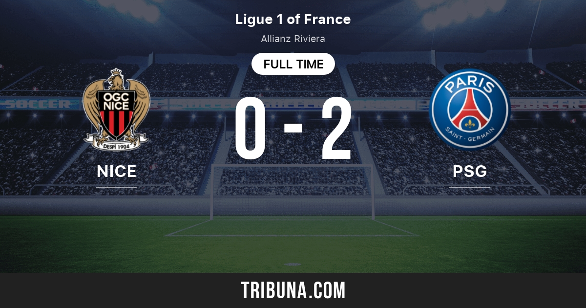Nice vs PSG: Marcador en vivo, Retransmisión y enfrentamientos directos 4/8/2023. Previsualizar ...