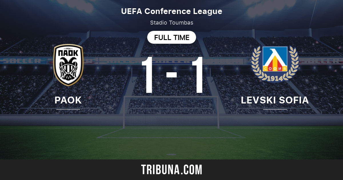 PAOK vs Levski Sofia: Live Score, Stream and H2H results 7/28/2022 ...