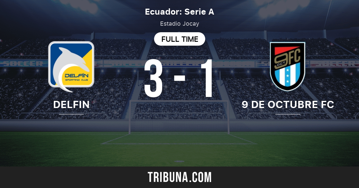 Delfin SC vs 9 de Octubre FC: Live Score, Stream and H2H results 9/17 ...