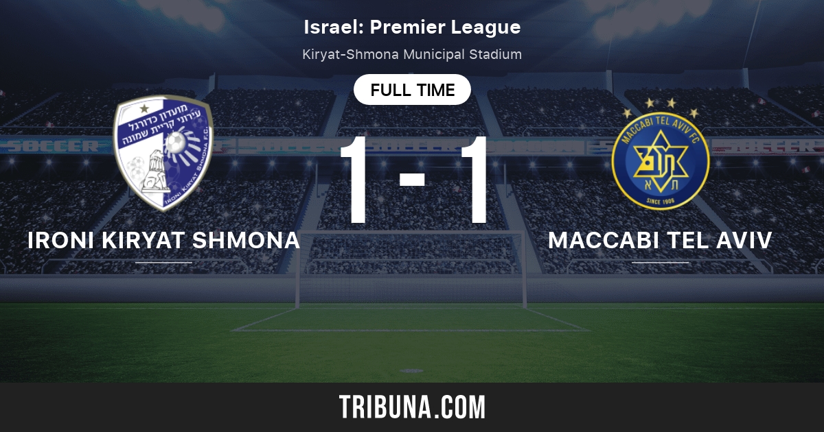 Ironi Kiryat Shmona FC vs Maccabi Tel Aviv: estadísticas del enfrentamiento directo - 12/31/2022 ...
