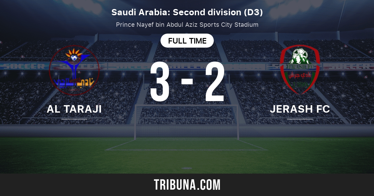 Al Taraji vs Jerash FC: Marcador en vivo, Retransmisión y ...