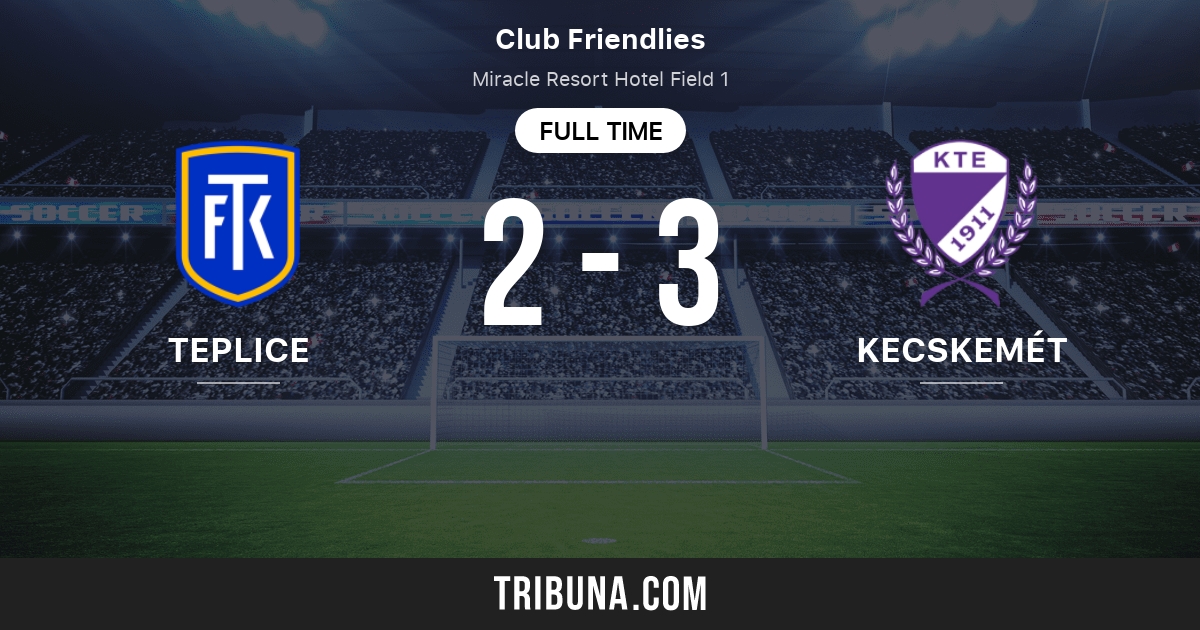 FK Teplice vs Kecskemet: Live Score, Stream and H2H results 1/13/2023 ...