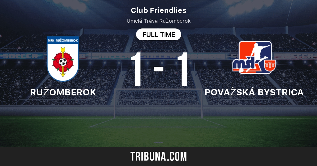MFk Ruzomberok vs Považská Bystrica: Marcador en vivo, Retransmisión y ... MFk Ruzomberok vs Považská Bystrica: Marcador en vivo, Retransmisión y ...