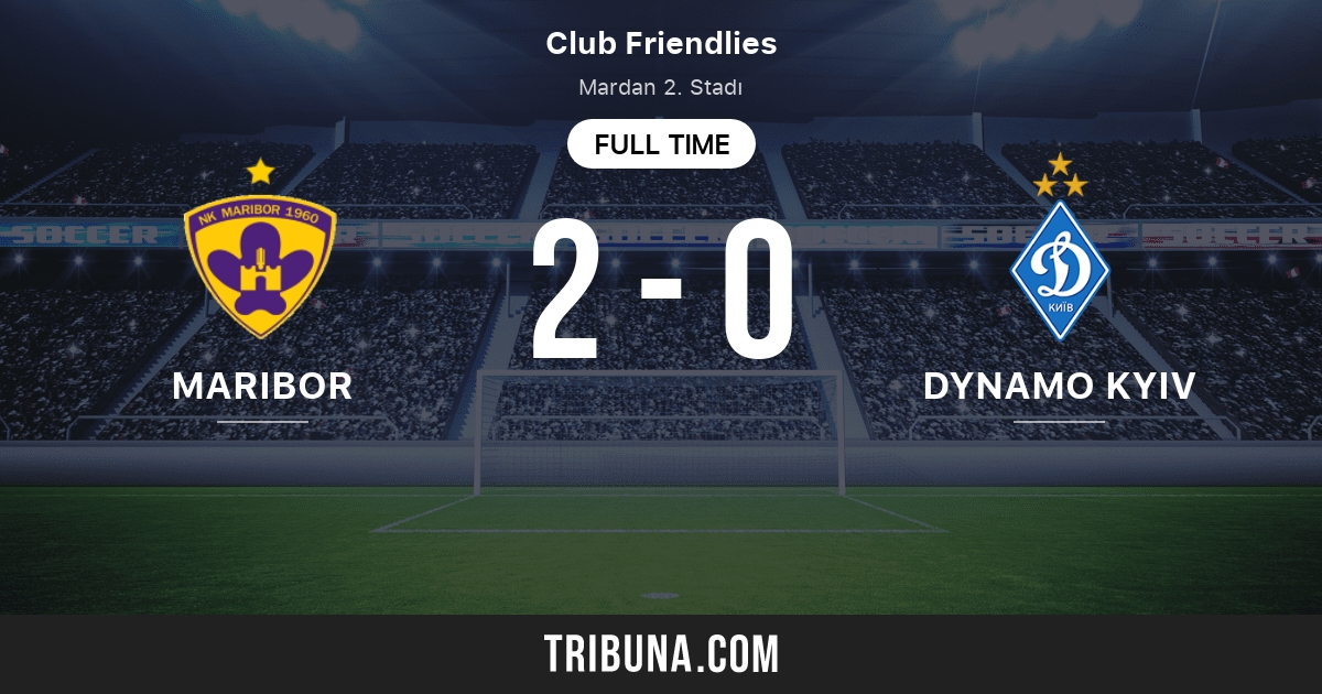 Maribor vs Dynamo Kyiv: Standings in Club Friendlies - 1/28/2023