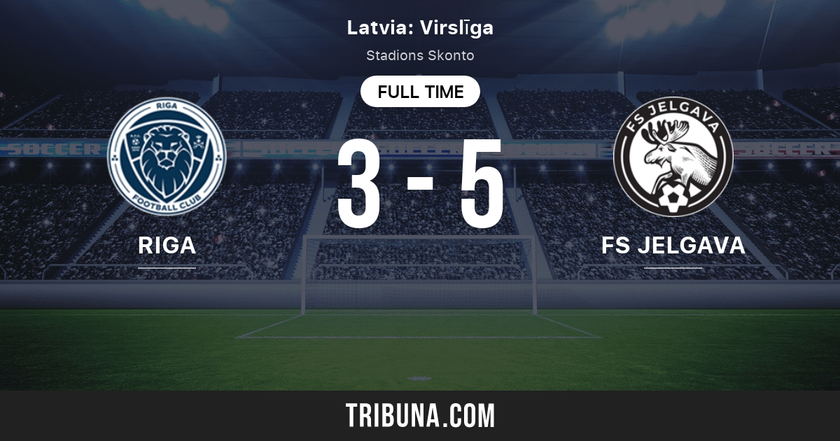 Riga FC vs FS Jelgava: Live Score, Stream and H2H results 9/1/2023 ...