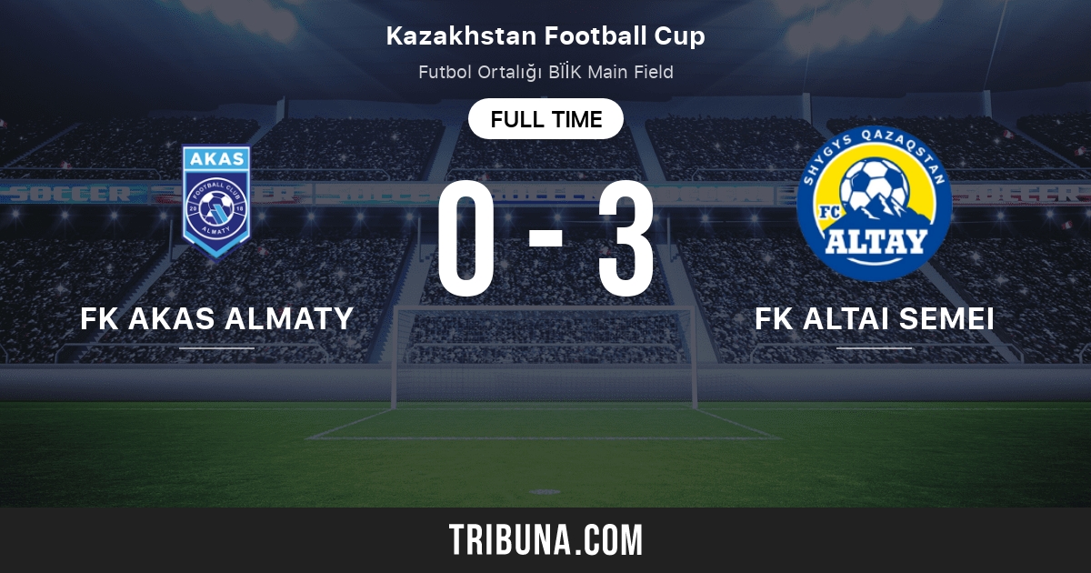 FK AKAS Almaty vs FC Altay: Live Score, Stream and H2H results 3/20 ...