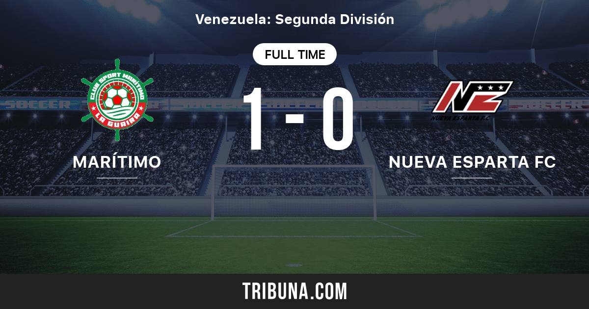 Club Sport Marítimo de Venezuela vs Nueva Esparta: estadísticas del ...