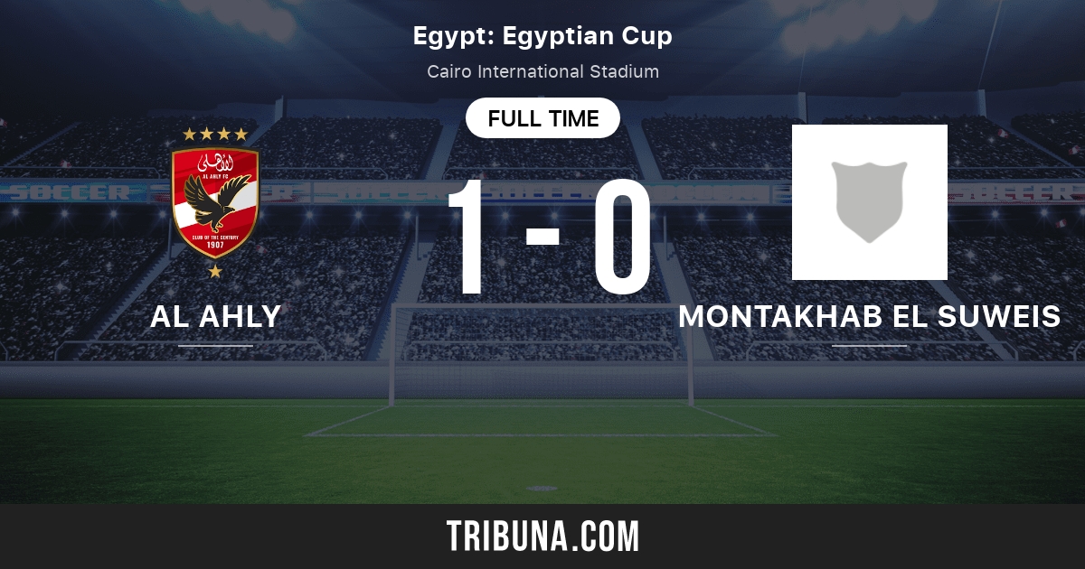 Al Ahly Vs Montakhab El Suweis Live Score Stream And H2h Results 6 25